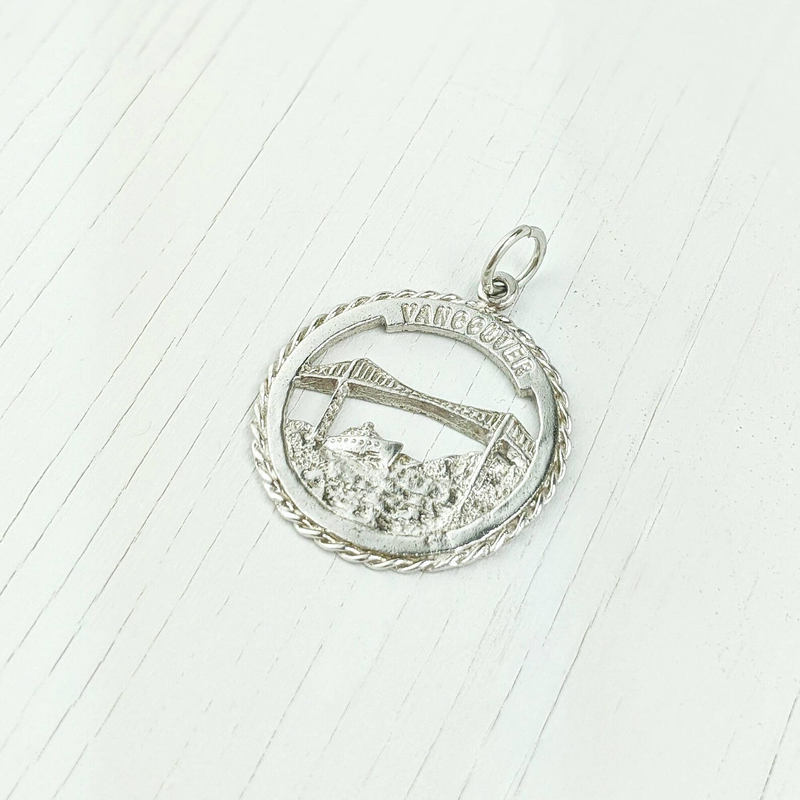 Sterling Silver Lions Gate Bridge Charm Vancouver Charm - Etsy