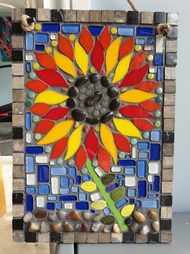 Colourful Mozaic Contemporary Floral Pattern Ideas