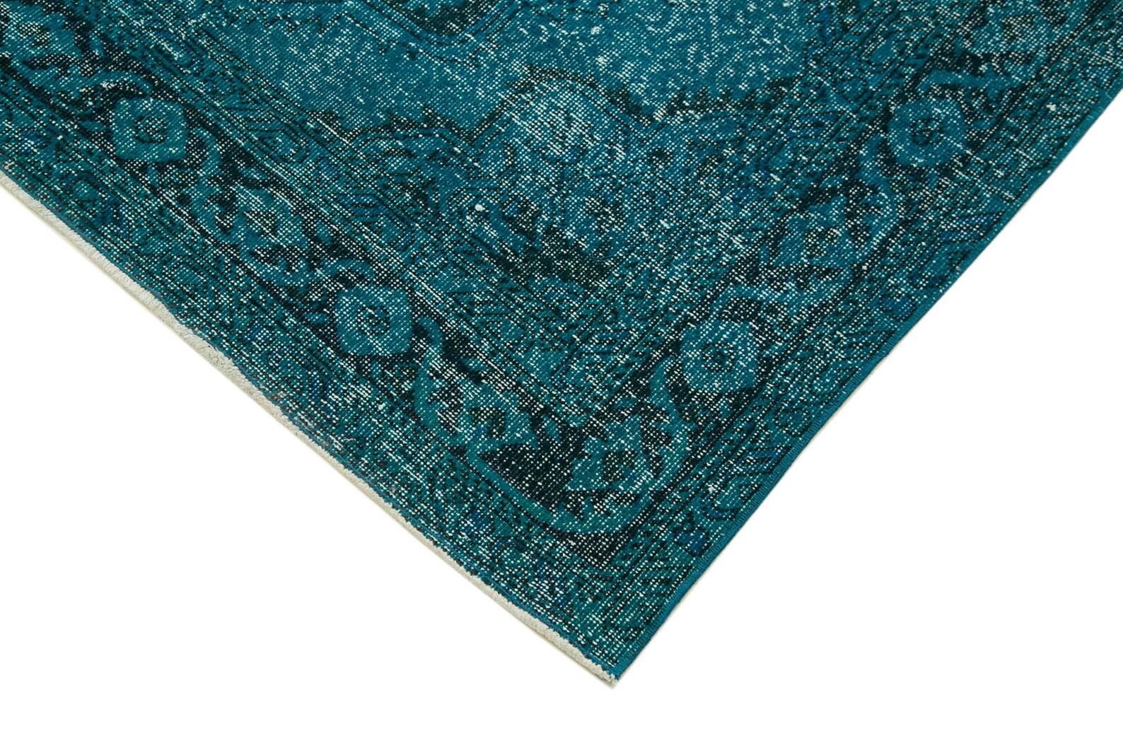 Turquoise Runner Rug Handmade Turkish Ovedyed Long Runner - Etsy