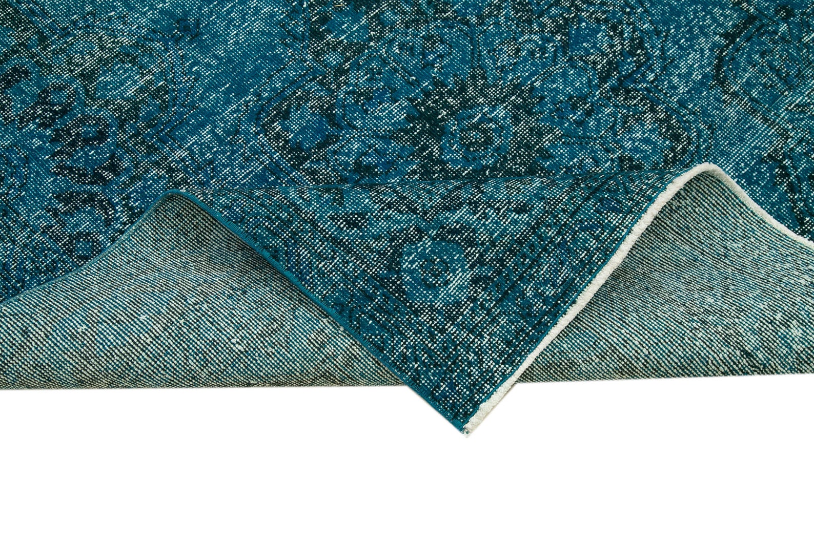 Turquoise Runner Rug Handmade Turkish Ovedyed Long Runner - Etsy