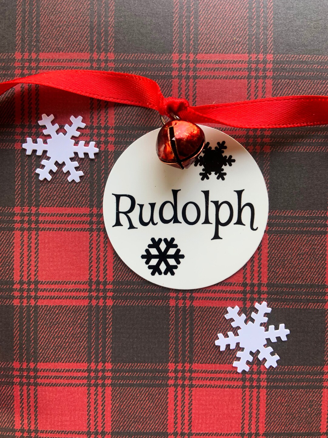 Rudolph Tag, With Letter From Santa, Christmas Keepsake, Christmas ...