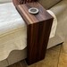 Walnut Waterfall Edge Side Table - Etsy