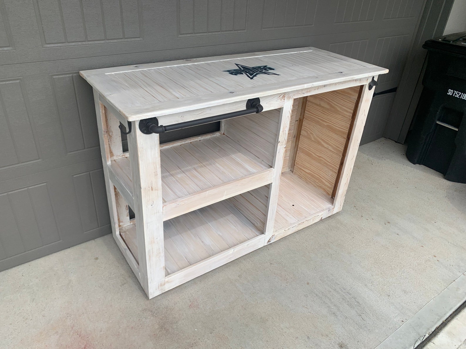 Mini-fridge Cedar Bar Cart; Outdoor Kitchen Cabinet - Etsy