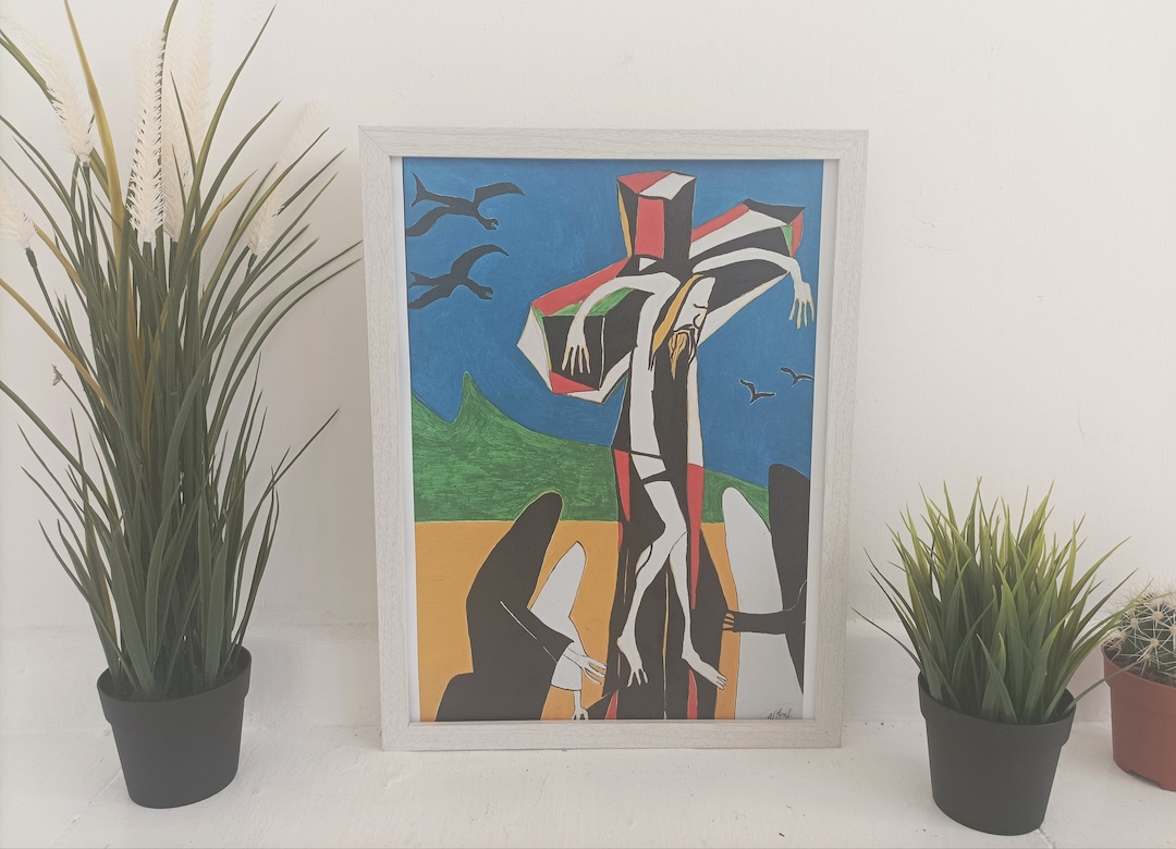 Modern Art Modern Cubist Spiritual Art Picasso Style Picasso Inspired ...