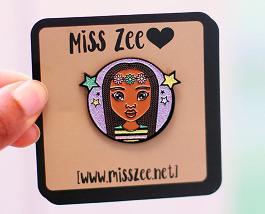 Natural Hair Enamel Pin,afro , Black Girl Magic, Black Woman, African ...