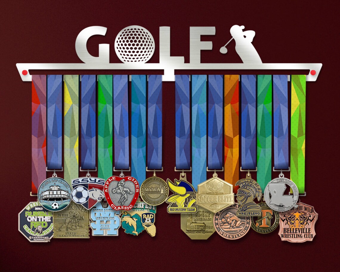 Golf Medal Display Holders Best Gift for Sports Players Golf - Etsy