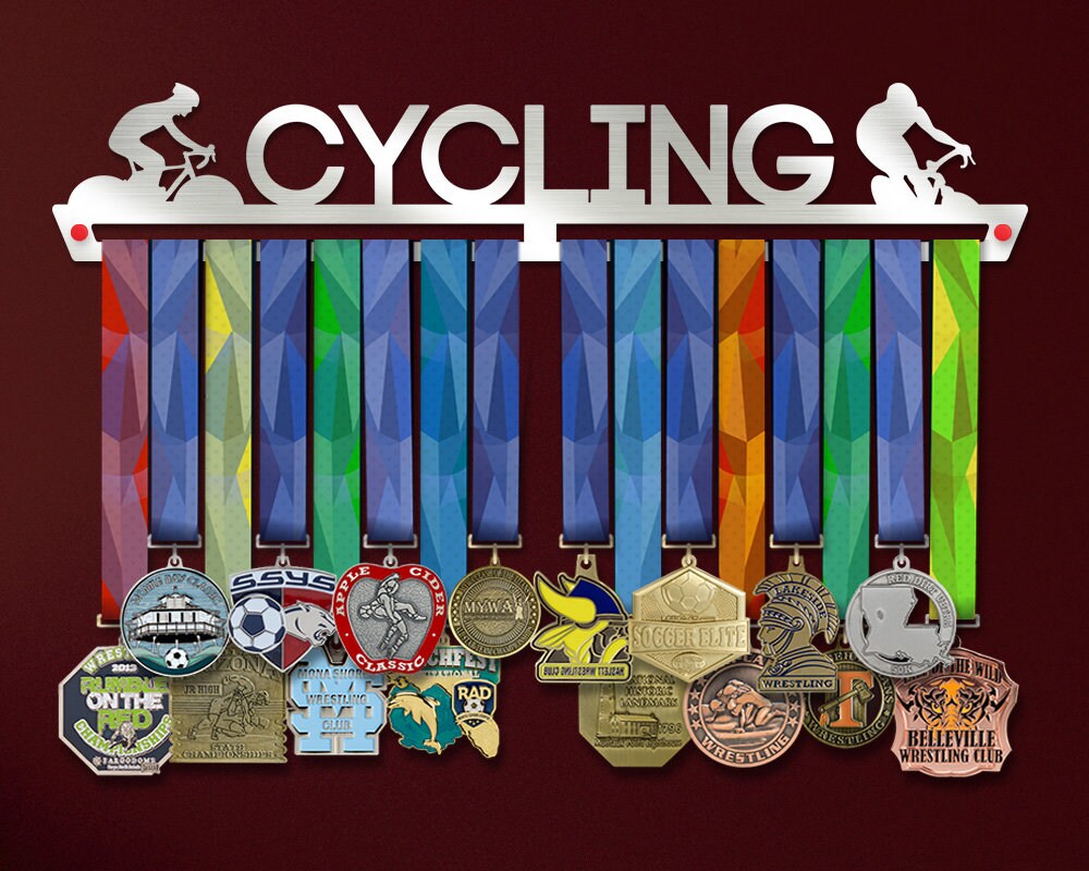 Cycling Sports Medal Hangers Bicycle Race Medal Holder - Etsy
