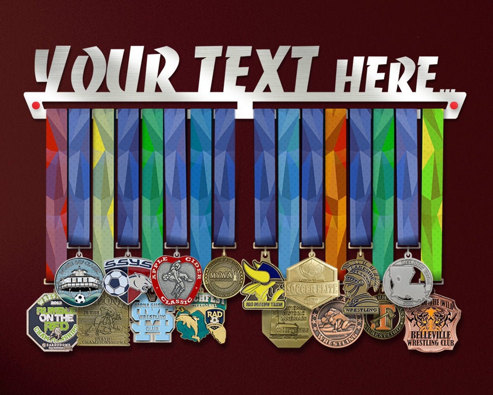 Personalized Medal Holders, Customized Medal Hangers, Metal Stainless ...