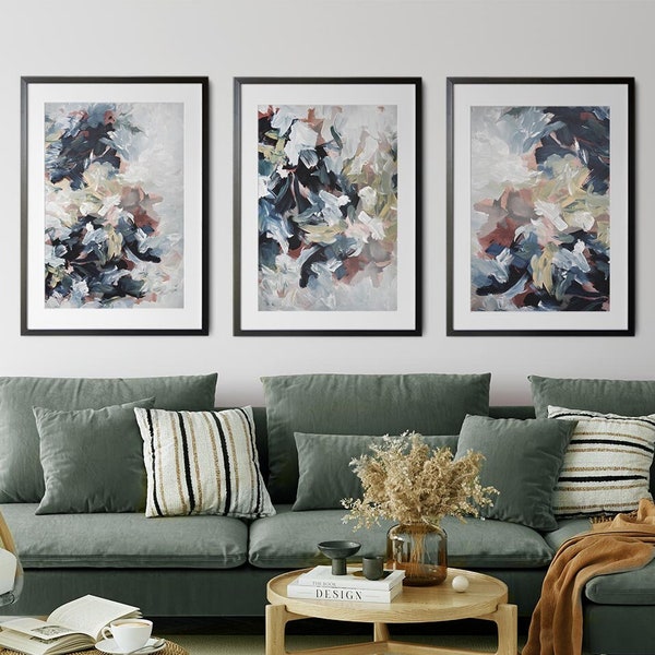 Framed Abstract Wall Art - Etsy