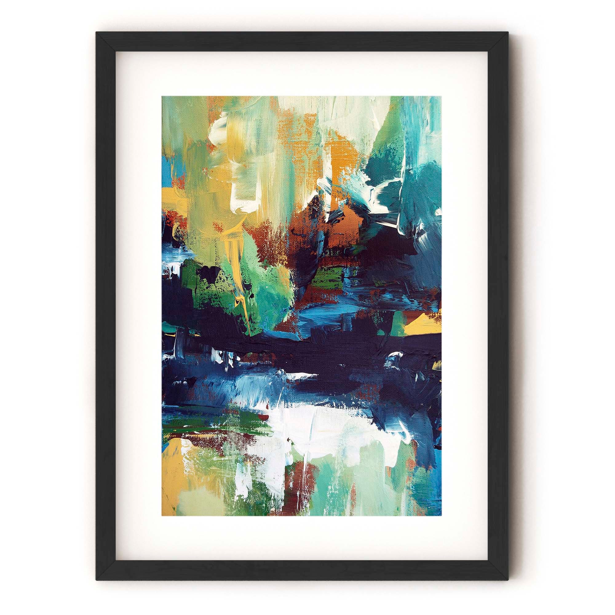 Set of 2 ART Abstract Print Framed Wall Art Large Wall Art | Etsy UK