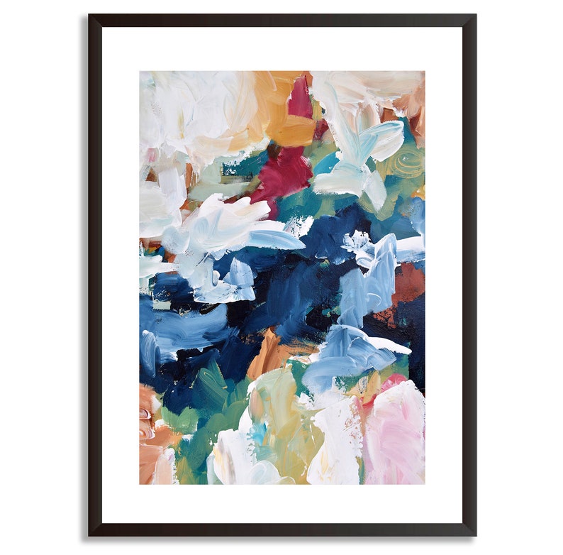 SET OF 3 Framed Art Abstract Print Wall Art Large Wall Art - Etsy UK