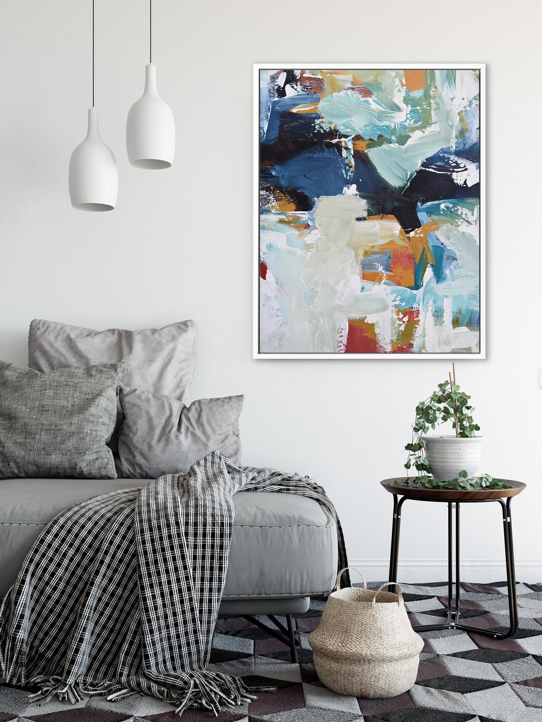 New Original Abstract Canvas Print. Print on Canvas. Home Decor. Canvas ...