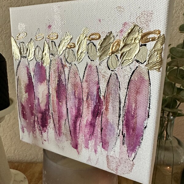 Watercolor Angel Art - Etsy