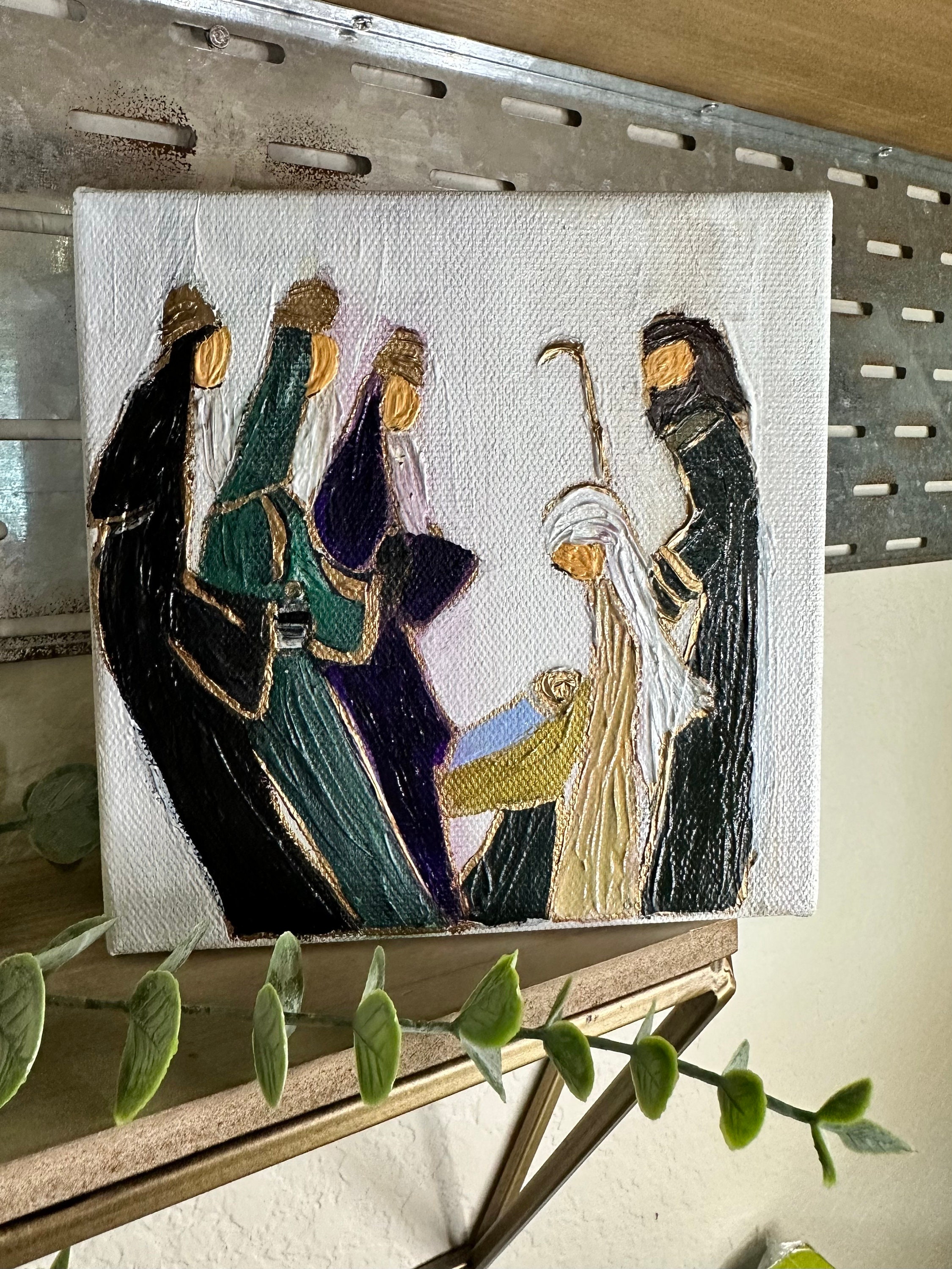 Modern Nativity Painting