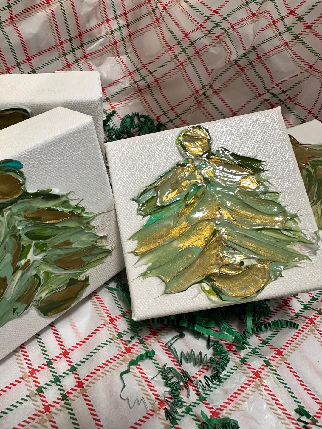 Abstract Christmas Artwork, Christmas Paintings , Christmas Home Decor ...