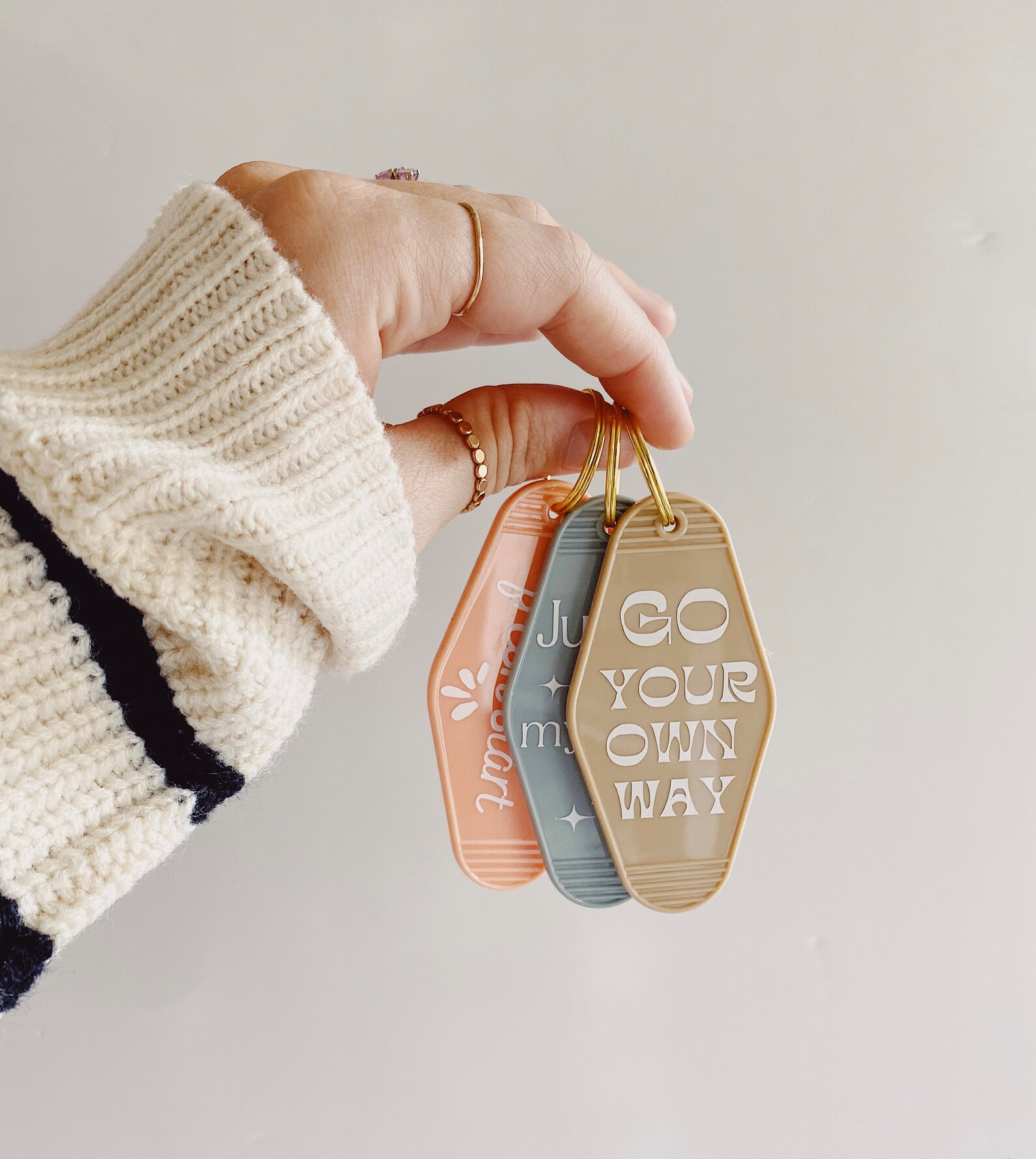 Motel Keychain Retro Keychain Vintage Style Motel Keychain - Etsy