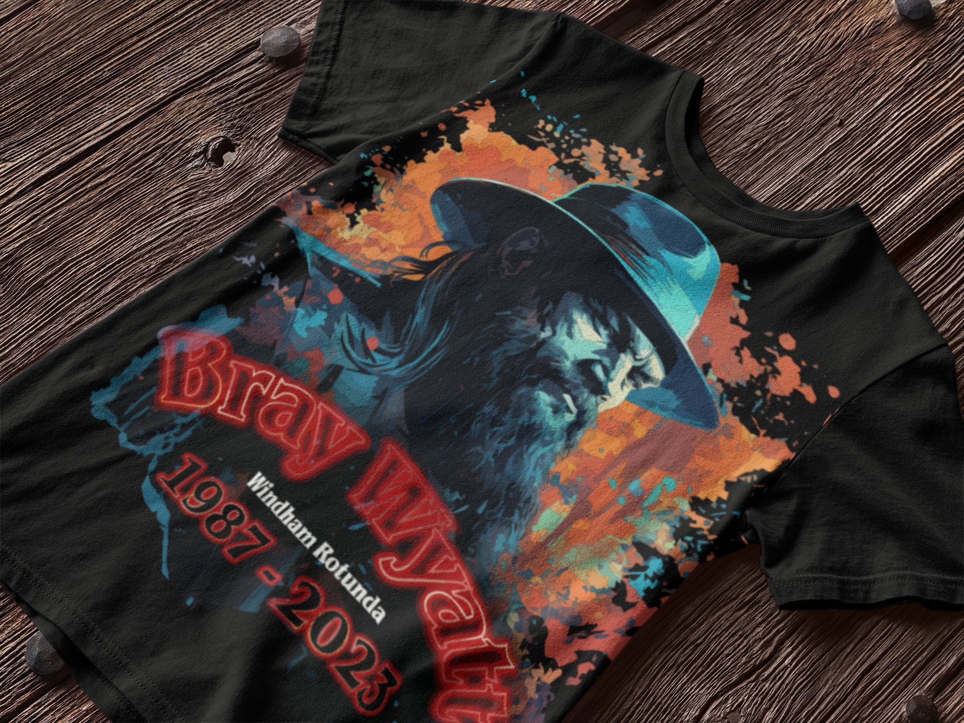 RIP Bray Wyatt Fan Art - Graphic Tee sold by Slippage Erina | SKU ...