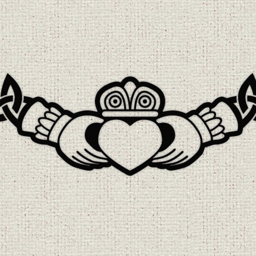 SVG Files Irish Claddagh SVG Love Friendship Engagement - Etsy India