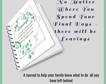 End of Life Planner - Etsy