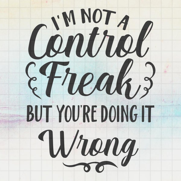 Control Freak Png - Etsy