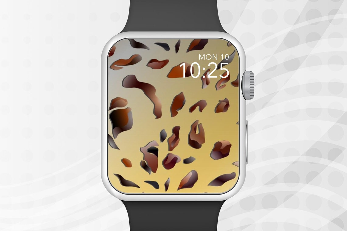 Apple Watch Wallpaper, Wild Tiger Illustrated Background Apple Watch ...