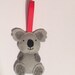 Koala Bear Christmas Ornament Koala Christmas Tree Decoration Koala ...