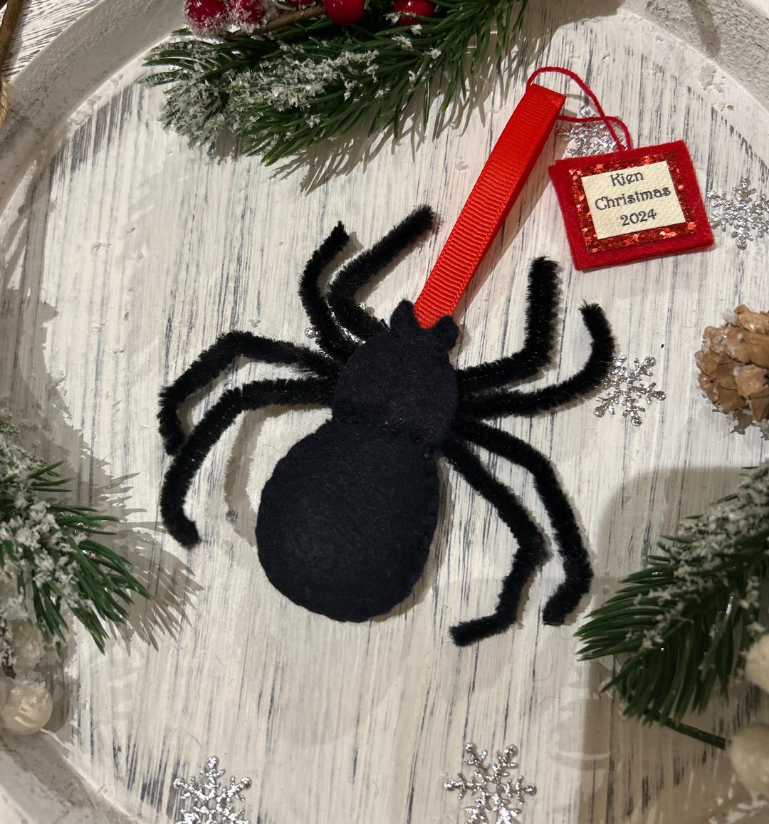 Spider Christmas Ornament Spiders Christmas Tree Decoration 2024 Spider ...