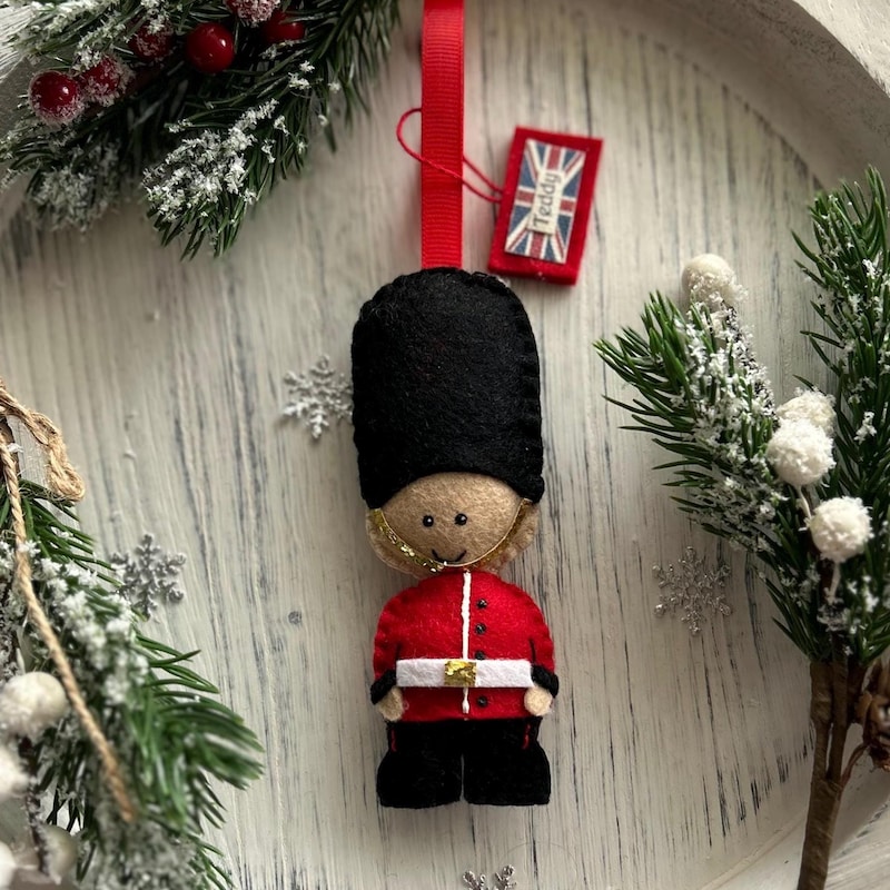 London Felted Ornament - Etsy UK