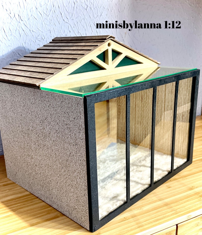1:12 Dollhouse Roombox Diorama African Room - Decorated or Remote ...