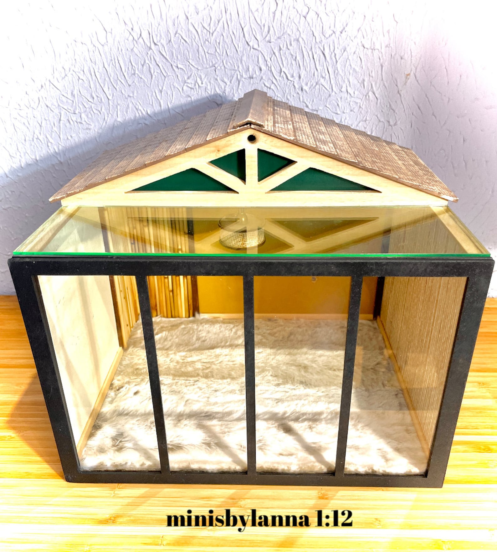 1:12 Dollhouse Roombox Diorama African Room - Decorated or Remote ...