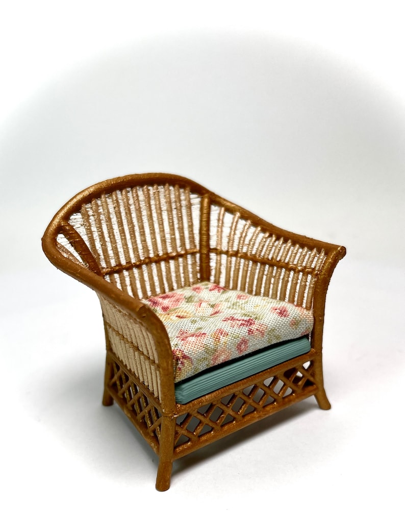 1:16 Casa de bonecas cana rattan mola 24 móveis - Lundby - Etsy Portugal