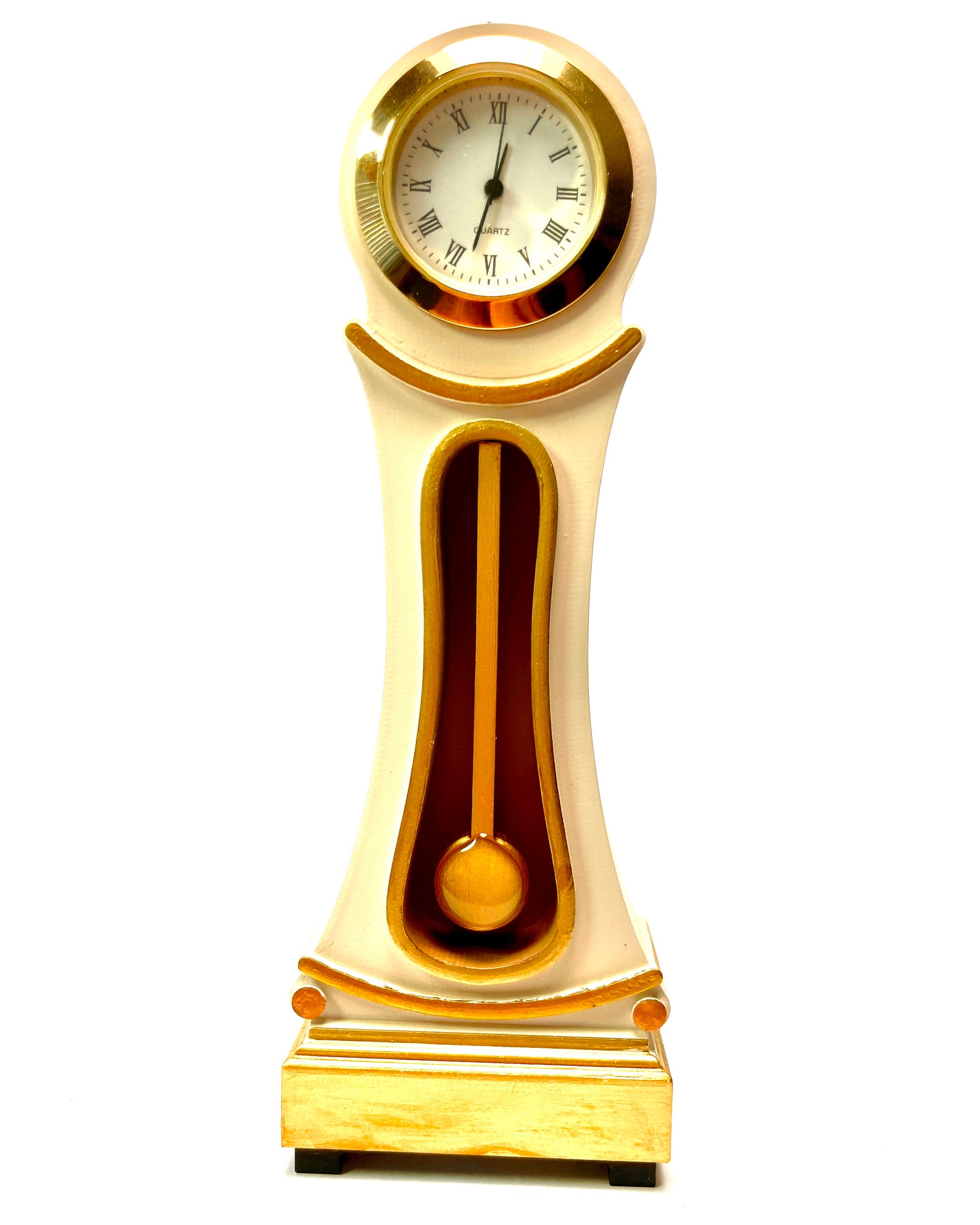 1:12 Dollhouse Miniature Swedish Mora Dalarna Longcase Working Clock ...