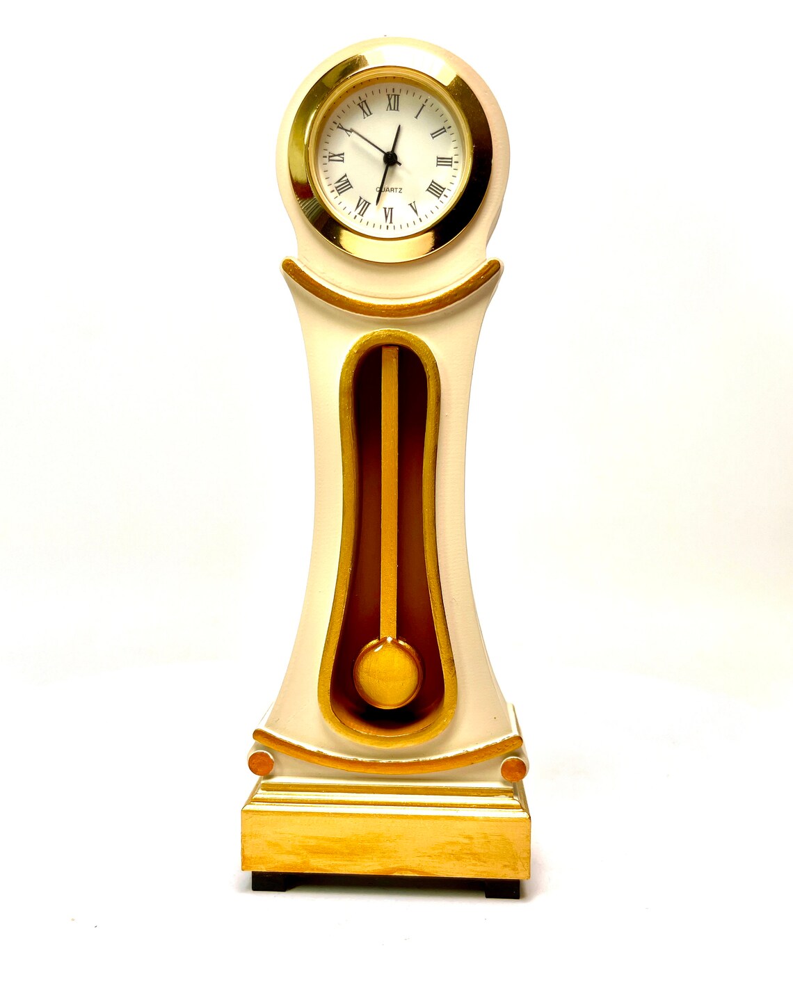 1:12 Dollhouse Miniature Swedish Mora Dalarna Longcase Working Clock ...
