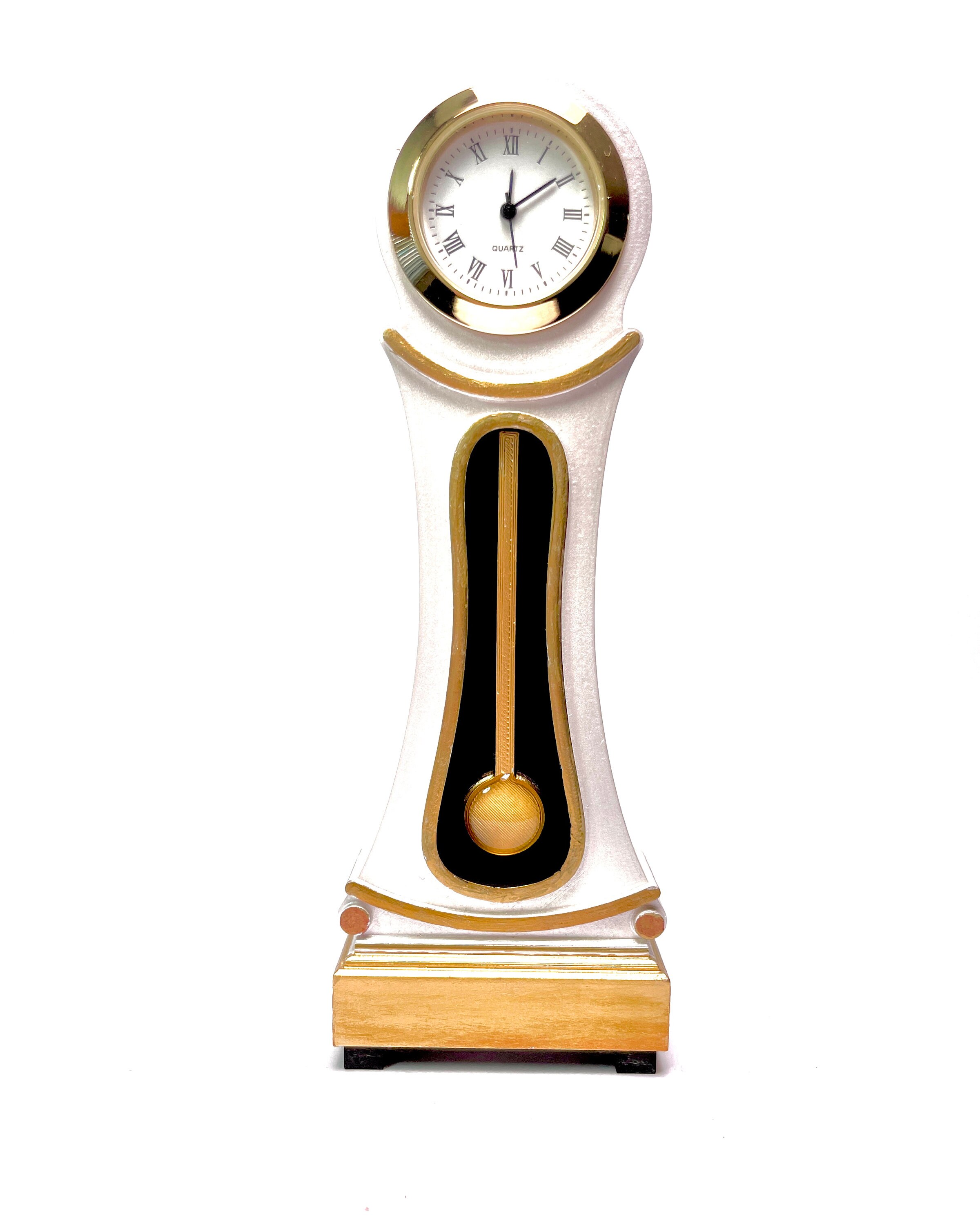 1:12 Dollhouse Miniature Swedish Mora Dalarna Longcase Working Clock ...