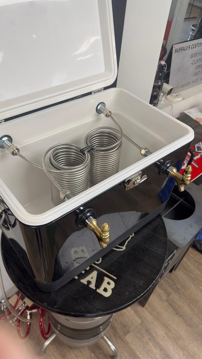 Jockey Box Draft Beer Cooler | Portable Keg Cooler With Taps | Party ...