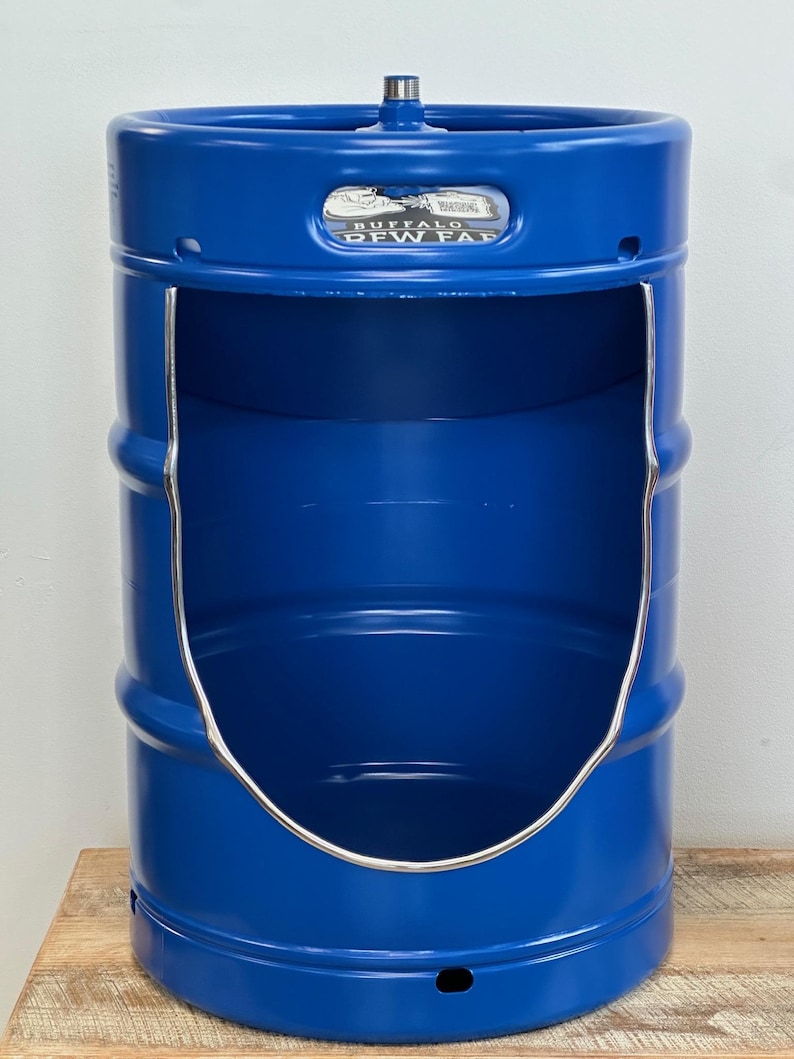 Beer Keg Urinal – Wall Mounted Stainless Steel or Powder Coated Urinal ...