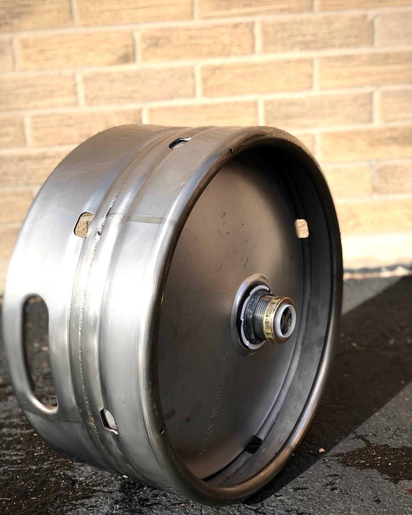 Beer Keg Sink | Handmade Stainless Steel Bar Sink | Brewery Bathroom ...