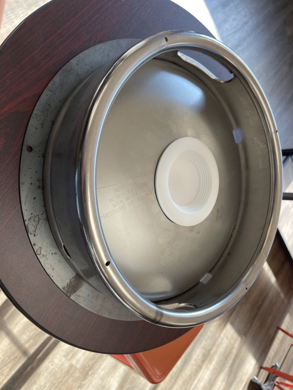 Beer Keg Ceiling Light With Recessed Light – Made From Authentic Keg ...