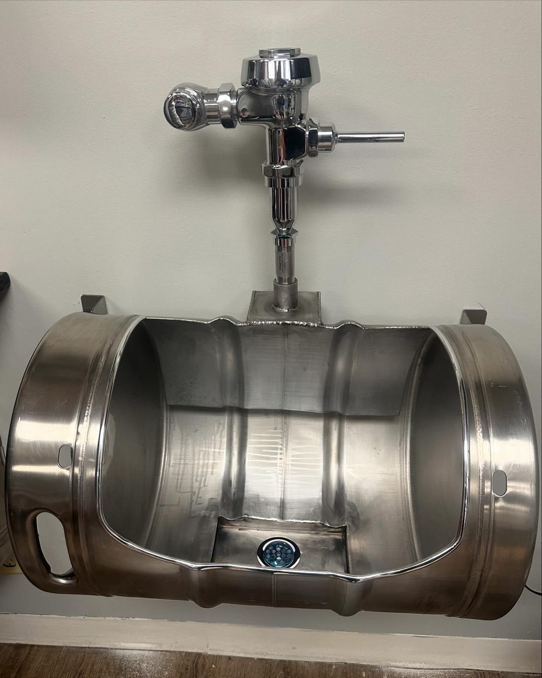 Beer Keg Urinal Trough - Etsy