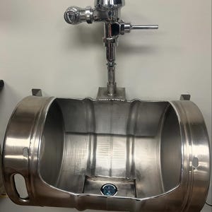 Beer Keg Urinal Trough - Etsy