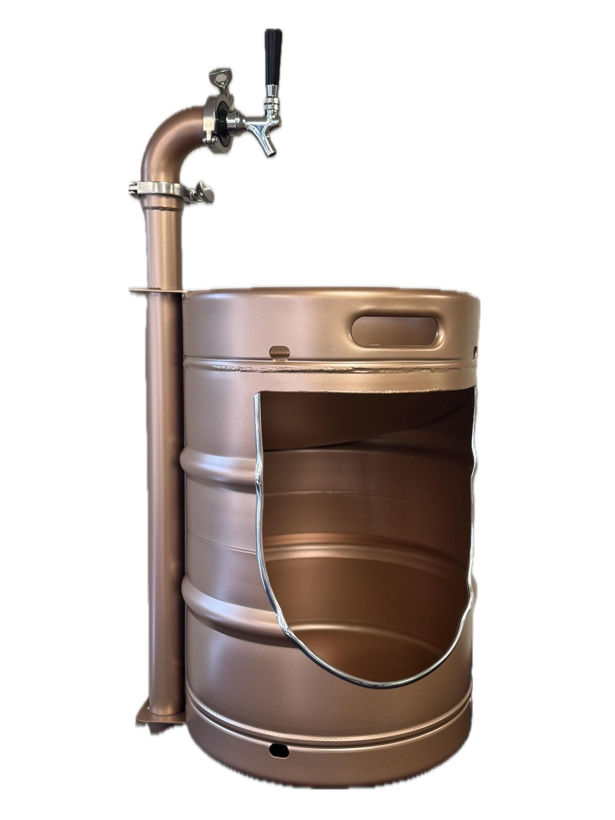 Beer Keg Urinal & Sink Combo – All-in-one Industrial Bar Bathroom ...