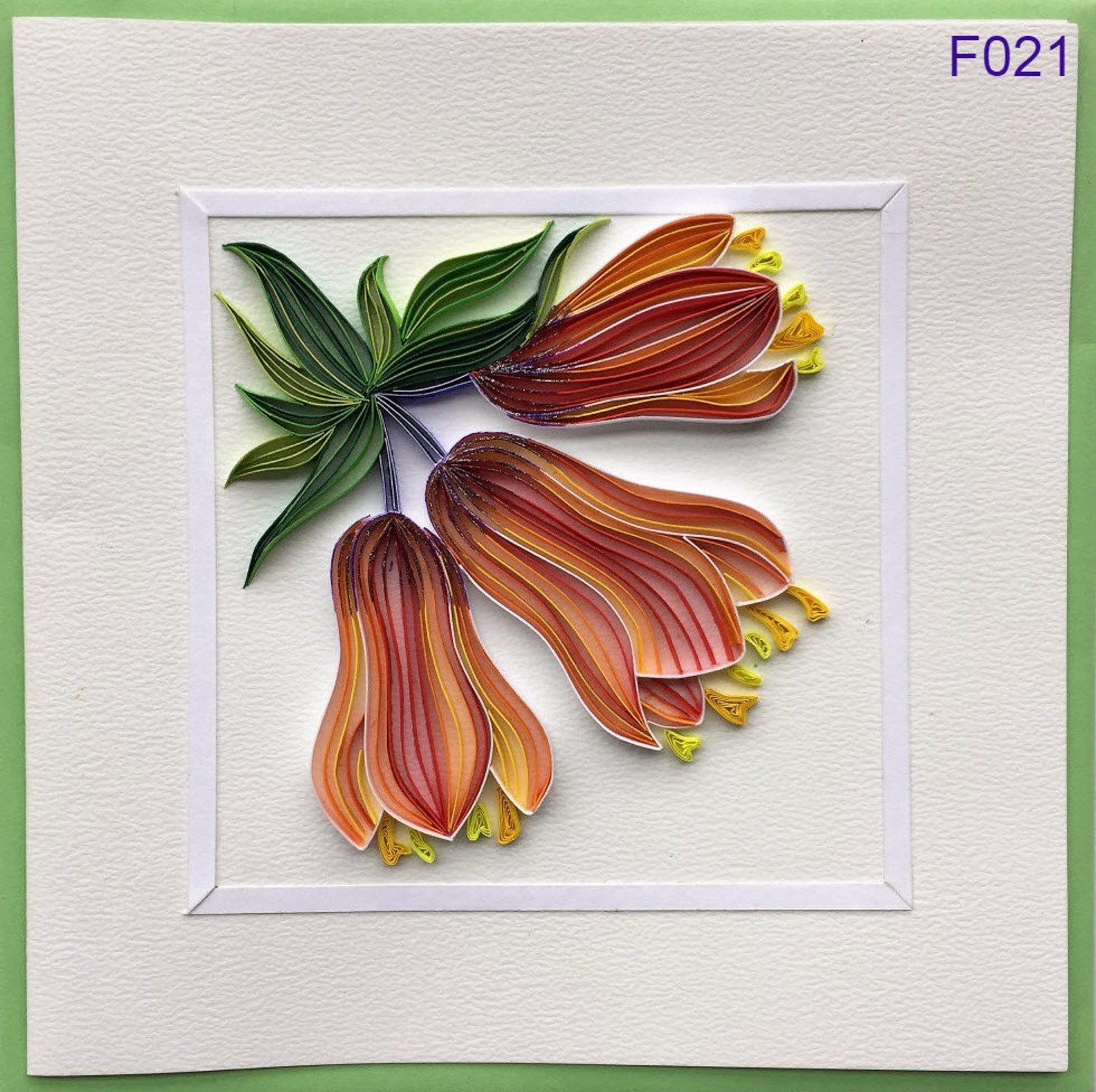 Red Rose and Hibiscus Flowers Quilling Cards - Etsy