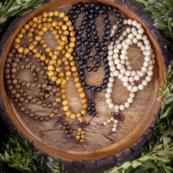 Wood Mala Beads - Etsy