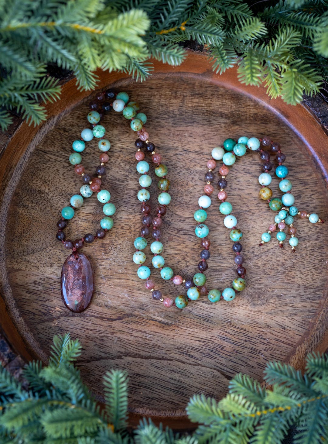 The Solar Heart 108 Bead Hand Knotted Mala for Awakening Inner Light ...