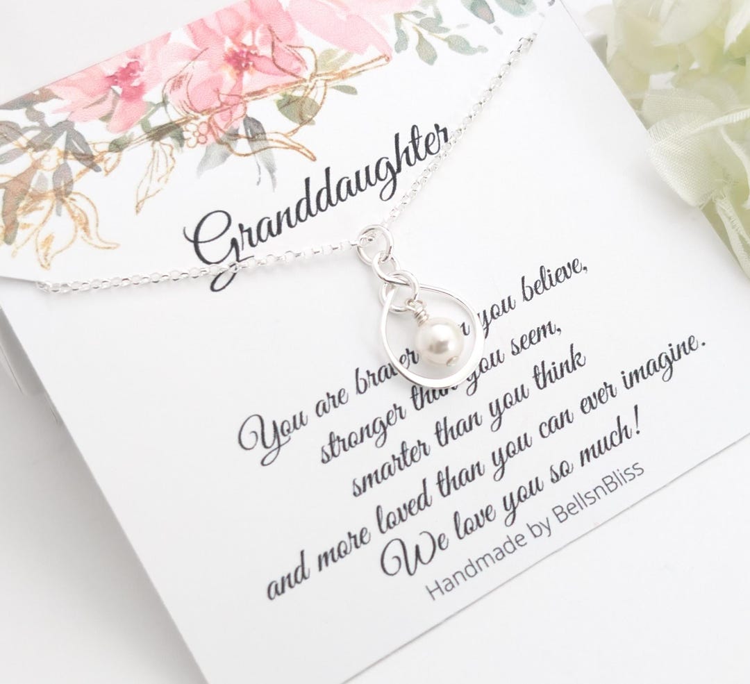 Granddaughter Gift for Granddaughter Necklace, Granddaughter Birthday ...