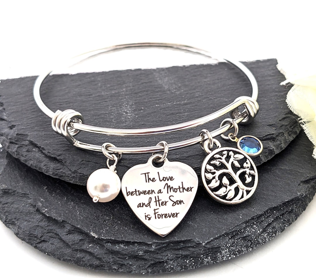 Mother Son Bracelet, Gift for Mom From Son, Mom Son Jewelry, Mothers ...
