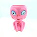 Pink Alien Planter / UFO / Alien Flower / Girl Planter / - Etsy
