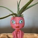 Pink Alien Planter / UFO / Alien Flower / Girl Planter / - Etsy