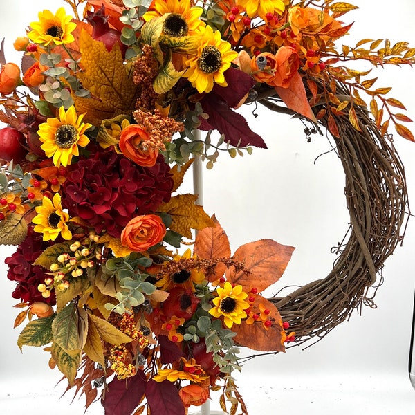 Red Berry Wreath - Etsy