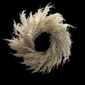 Fall Pampas Grass Wreath for Fromt Door/ Autumn Wreath / BOHO Fall ...